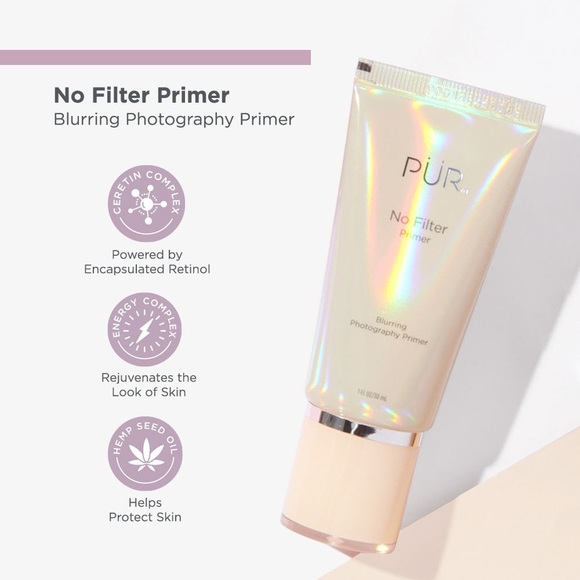 Pur | Makeup | New Pur No Filter Primer Blurring Photography Primer ...
